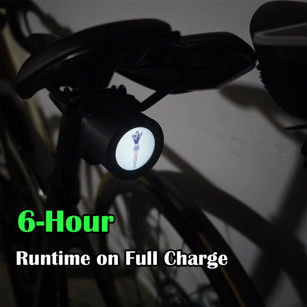 ECM new road bike demon eye HD animation DIY taillight Smart road bike