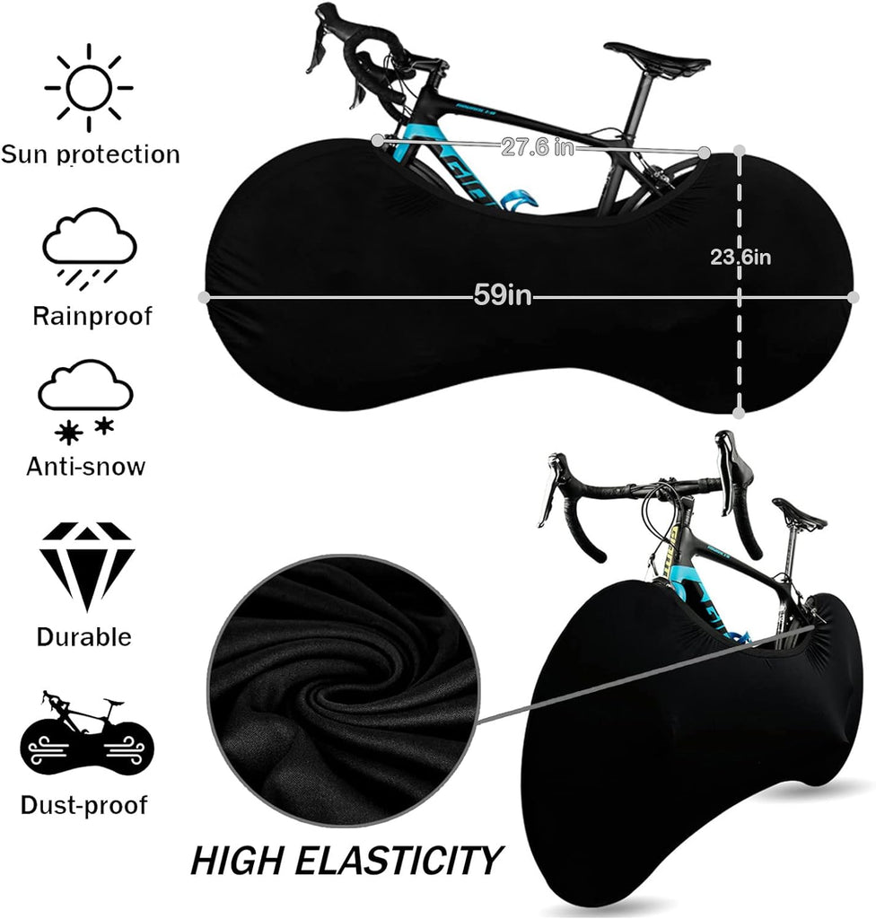 ECM elastic bicycle wheel cover mountain bike outdoor indoor dust cove