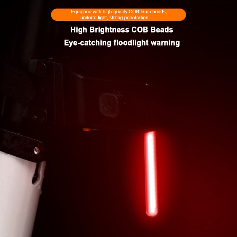 ECM bicycle dripping tail light, USB charging, ultra-long battery life